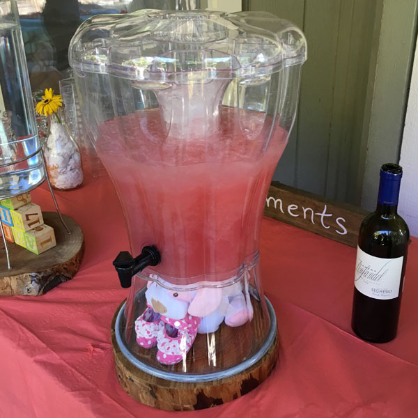Round Acrylic Beverage Dispenser - Sierra Rental Company